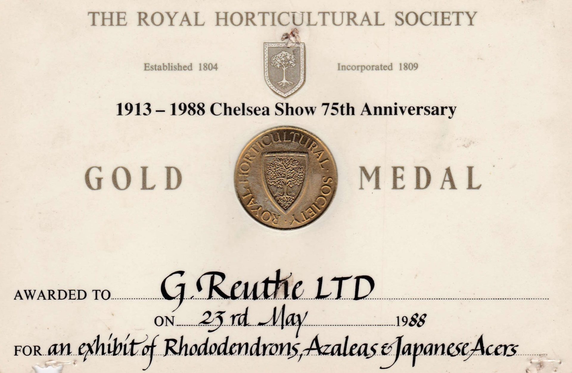 A bit about our History… – Reuthe's The Lost Gardens of Sevenoaks